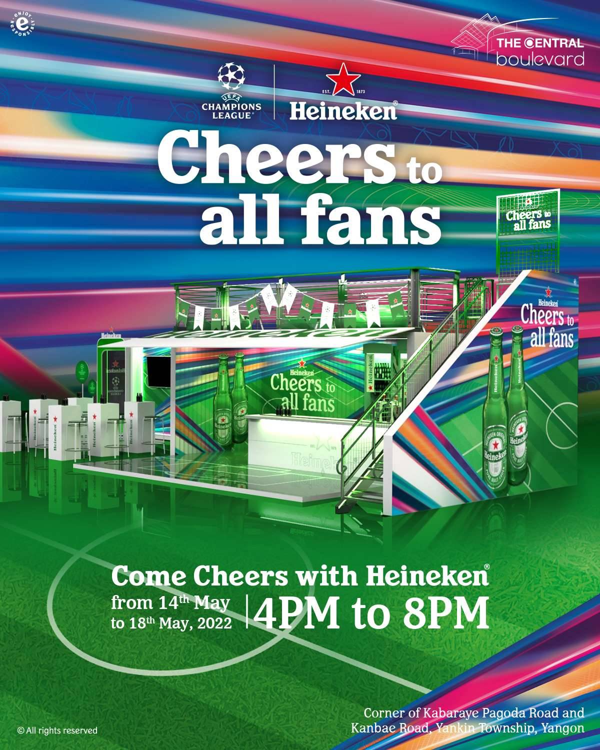 The Central Boulevard - Heineken Pop Up Bar